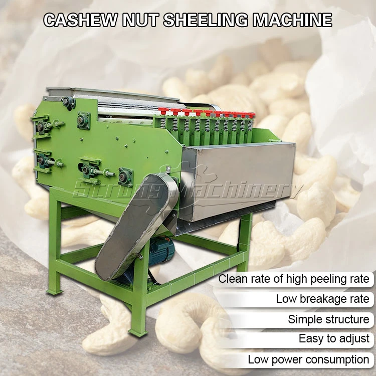 Automatic Cashew Nut Sheller Cracker Cashew Processing Husker Shelling Removing Machinery ...