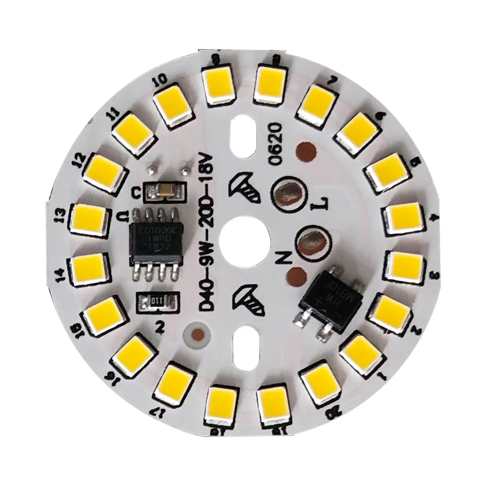 9w Dob Led Bulb Pcb - Buy 9w Dob,2835 Bulb Pcb,Round Led Pcb Product on ...