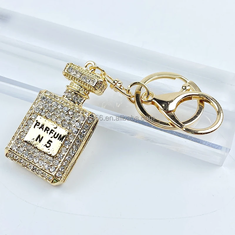 Factory Price Custom Rhinestones Keychain Fancy Keychain Beautiful ...