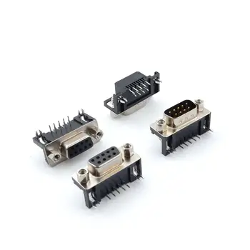 Db9 Connector Dr9 Female Insert Board Female Horizontal Hole Dr-9s 90 ...