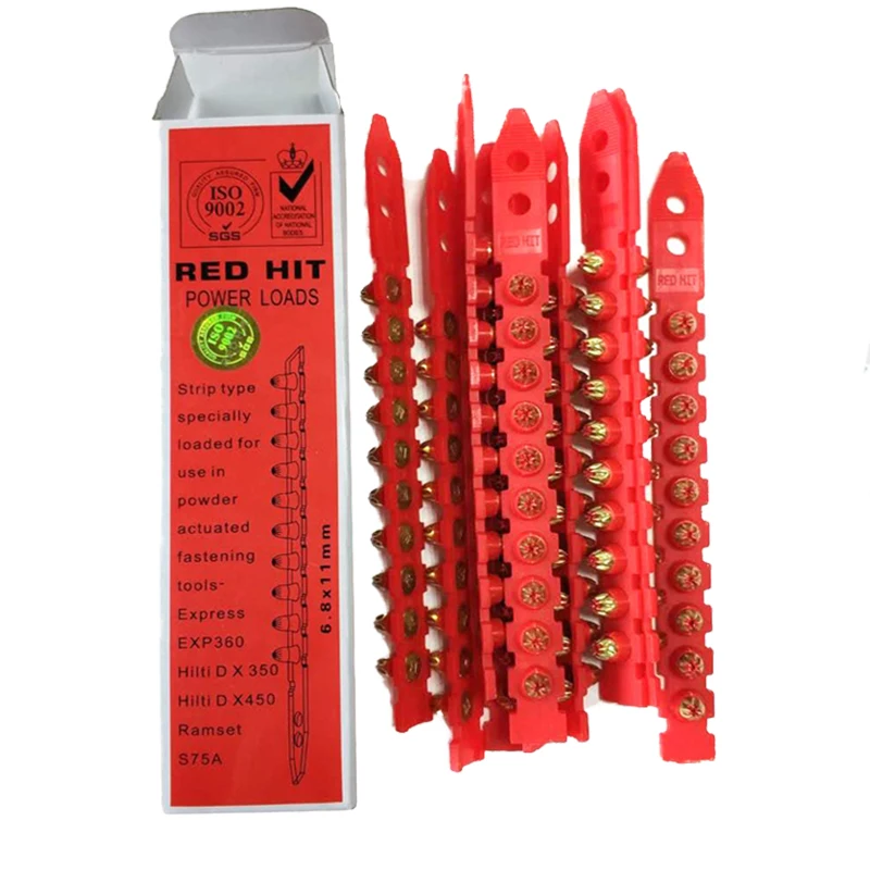 Hot Sale Red Hit Long Plastic Strip Powder Loads S1jl .27cal 6.8*11mm ...