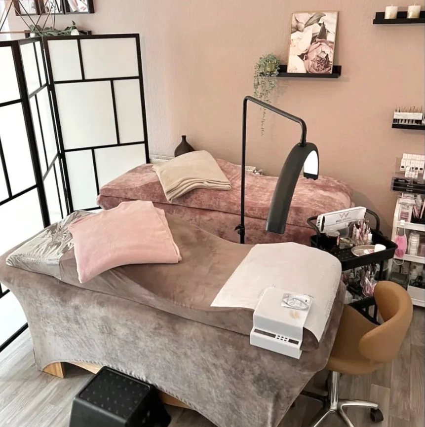 Colchón De Pestañas Personalizado Para Salón De Belleza Cama De
