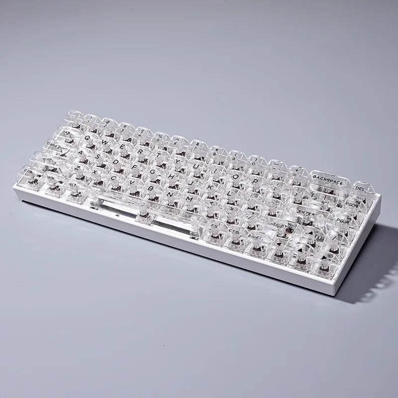 SA/KSA Transparent Crystal Keycaps - 132 Keys for Keyboard