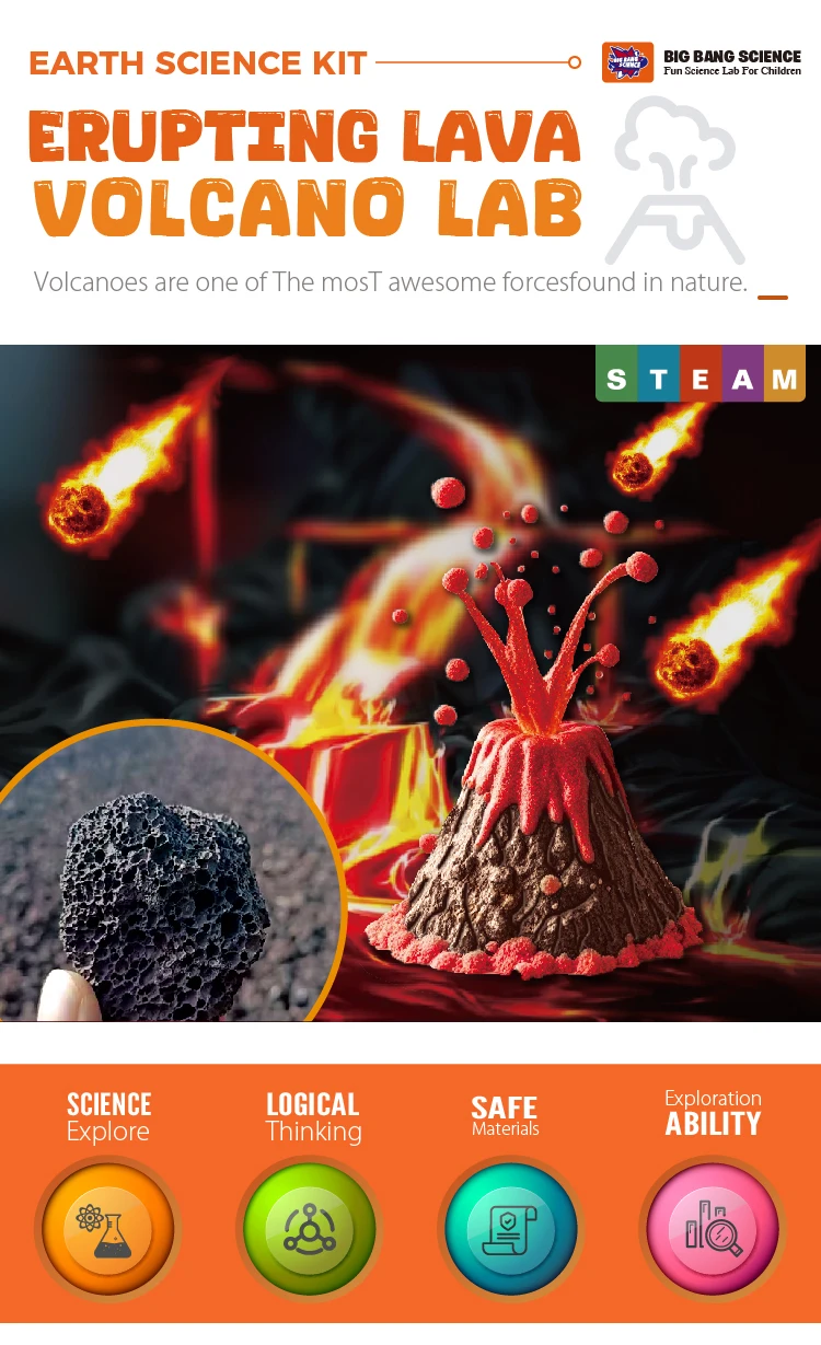 BIG BANG SCIENCE Wholesale Price STEM Toys Chemical Volcanic Eruption ...