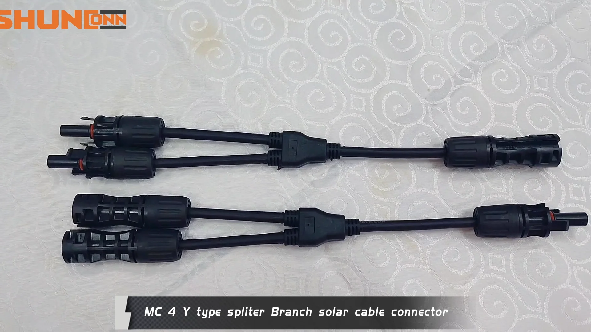 Shunkonn Male Female1500v Dc Ip68 Pv Y Branch 2 In 1 2.5/4/6mm2 Solar ...
