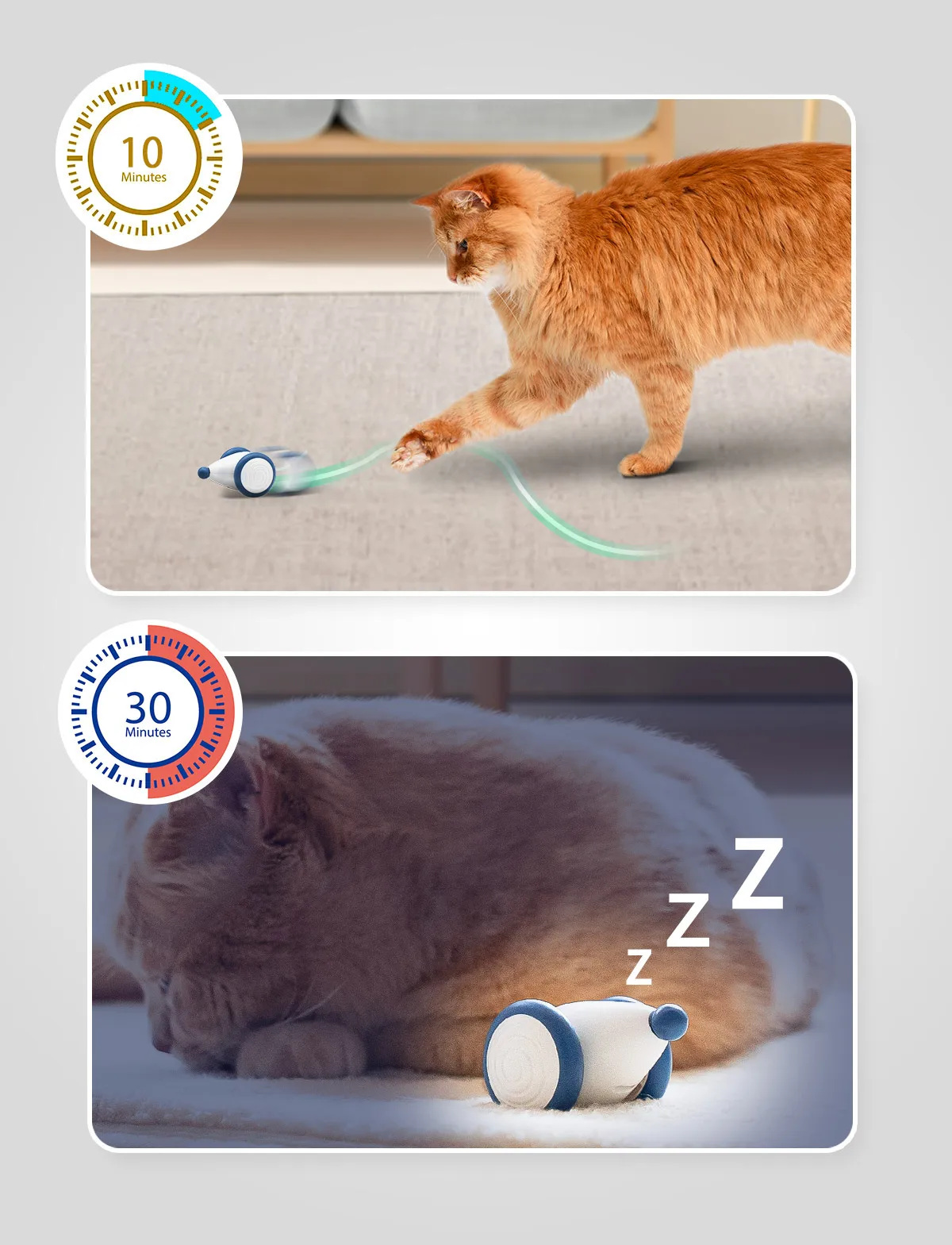 Dropship Cheerble Smart Interactive Pet Toys Bionic Rat Cats Simulate ...