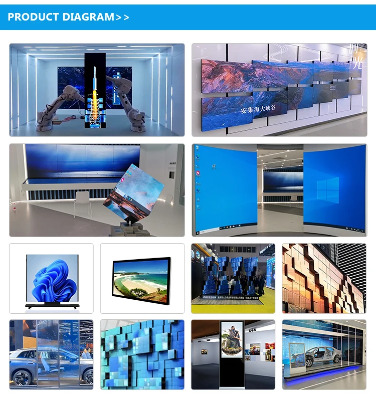 Customizable Size Outdoor Retractable Matrix LED Wave Screen Dynamic ...