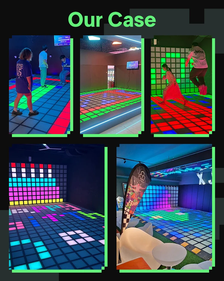 Interactive LED Floor Tiles - Fun & Fitness for All Ages