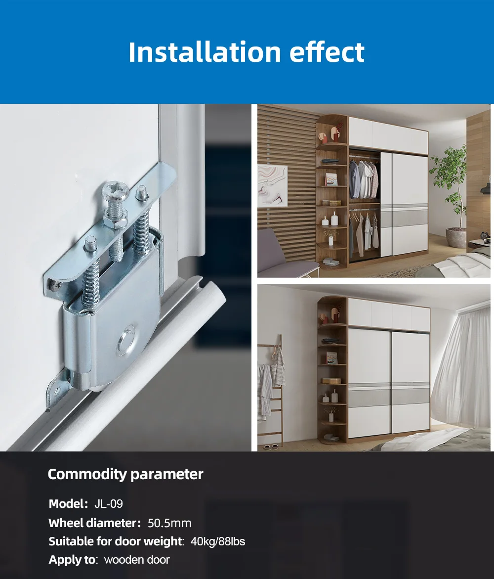 Job Sliding Door Bottom Guide Wardrobe Sliding Door Roller System ...