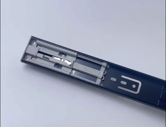 3- Fold Full Extension Concealed Drawer Slide Push To Open Telescopic ...