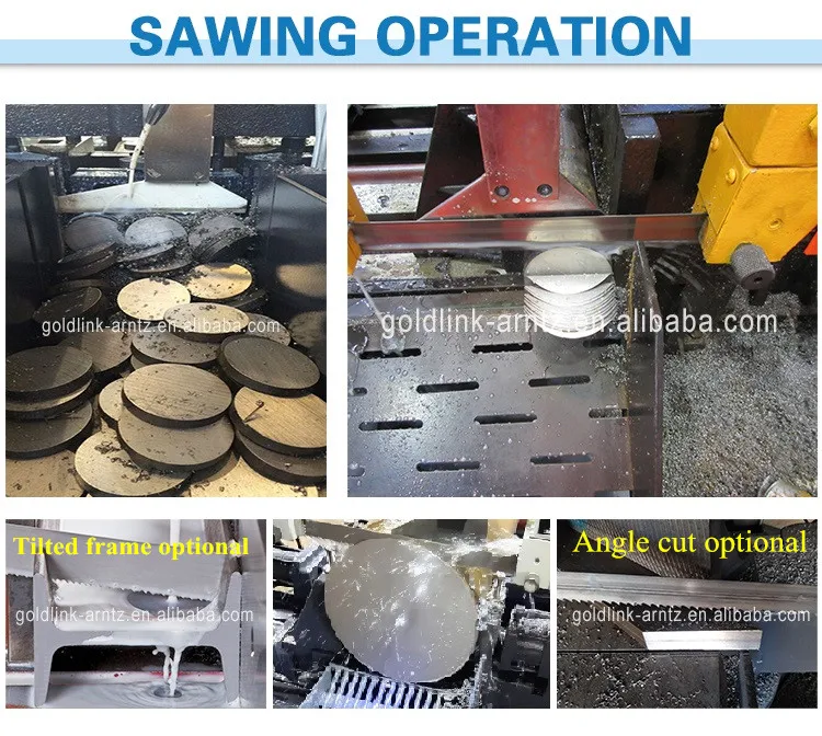 Fujitech Full Automatic Band Saw Machine for Cutting Metals