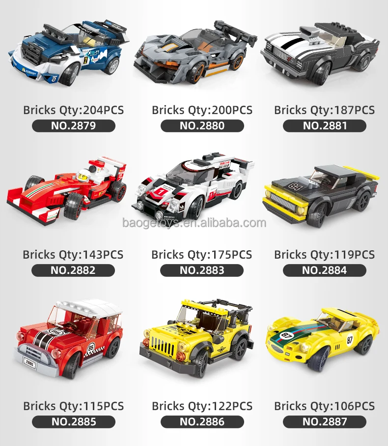 Wange Super Car S71 Plastic Intelligence Toy Car Brick Blocks Toys ...