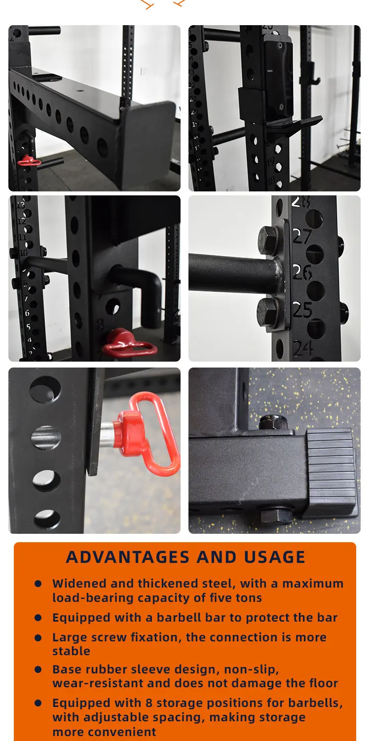 Pd Double Half Frame Squat Frame Gym Equipment Commercial Equipment ...