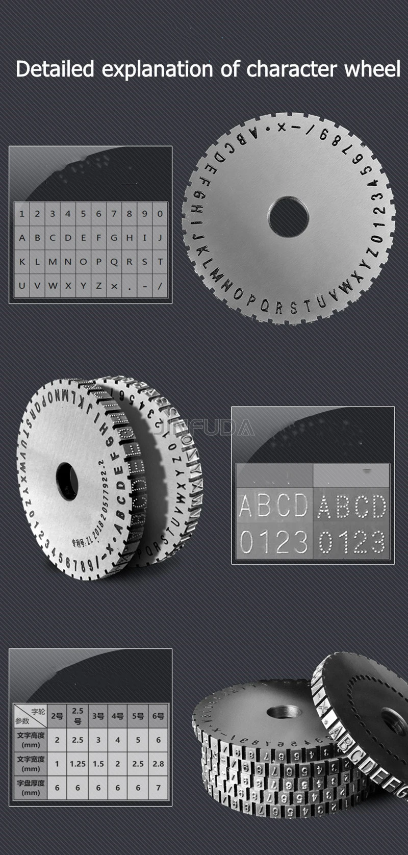 Manual Stainless Steel Aluminum Plate Embossing Machine