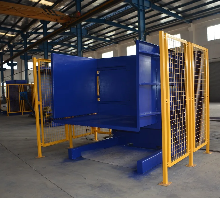 Stationary Pallet Inverter Pallet Transfer 180 Degrees Pallet Swap ...
