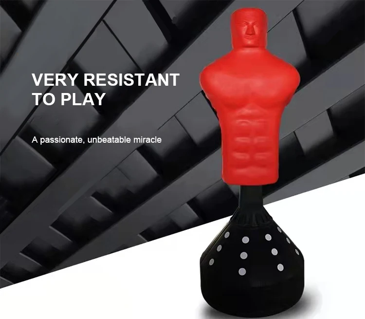 Human Shaped Standing Sandbag Punching Bag - Virtual Boxing Bag