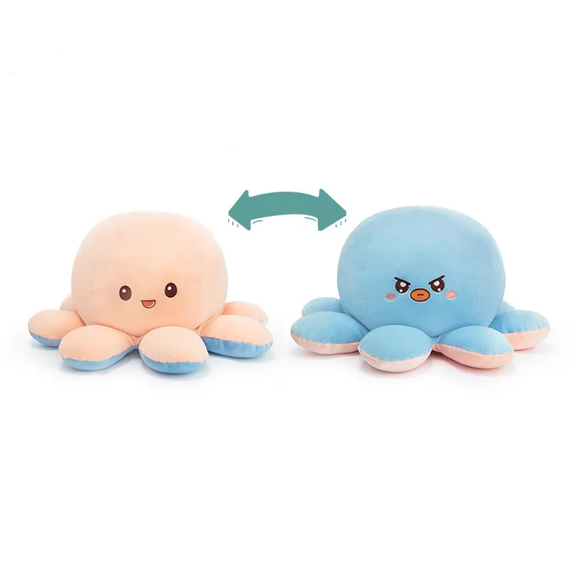 Factory Wholesale 2022 Most Popular 35cm Flip Octopus Plush Toy Double ...