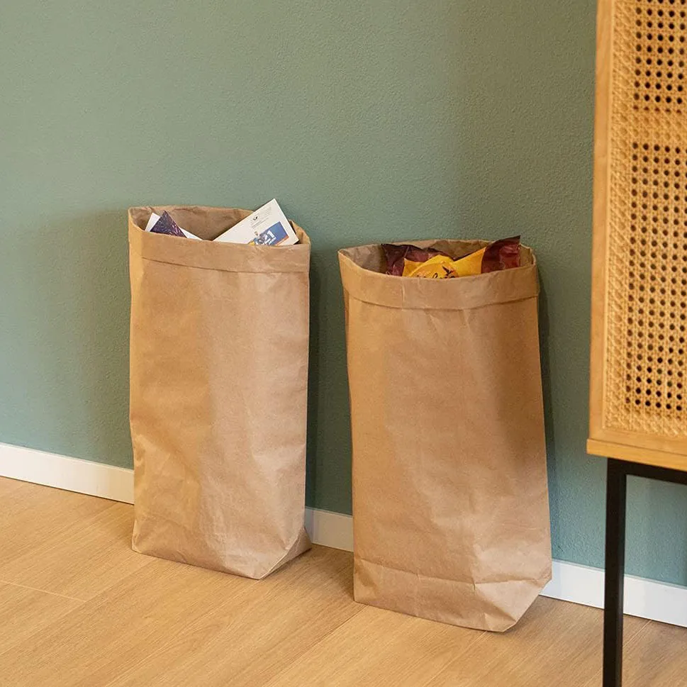 Waterproof Biodegradable Brown Kraft Paper Lawn Leaf Trash Yard Waste ...