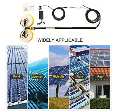Zhenda Versatile Cleaning Solar Panel Brush Equipment Rotary Double ...