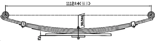 Hino Heavy Duty Truck Leaf Spring Assembly - OEM Accepted