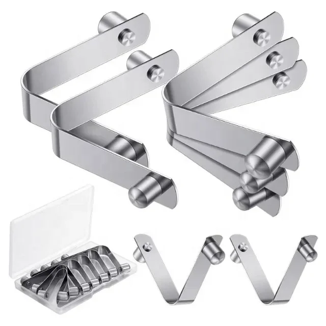 Stainless Steel V Shaped Spring Button Clip For Tube - Buy Spring ...