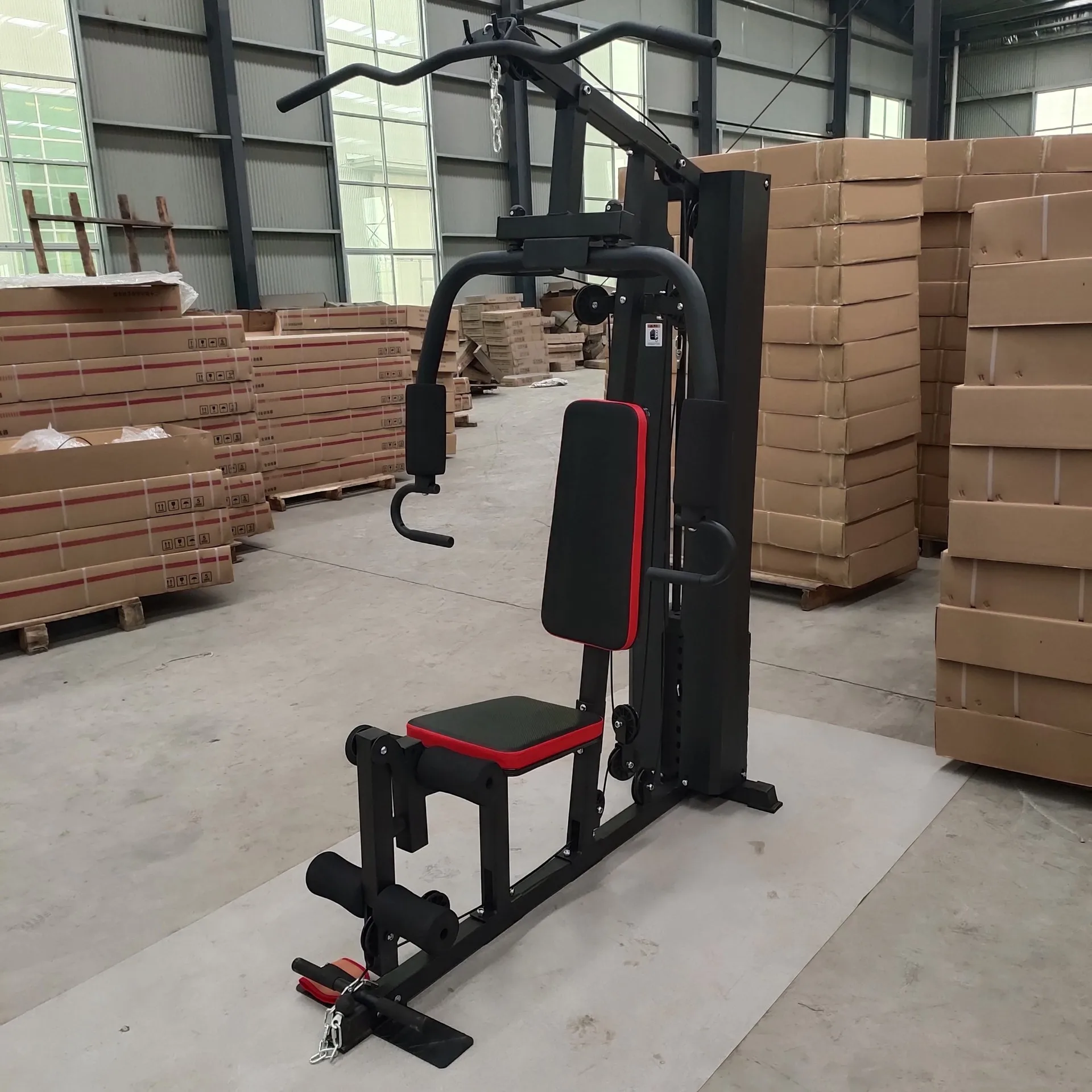 Multifunction Home Gym Equipment - Single Station Fitness Machine