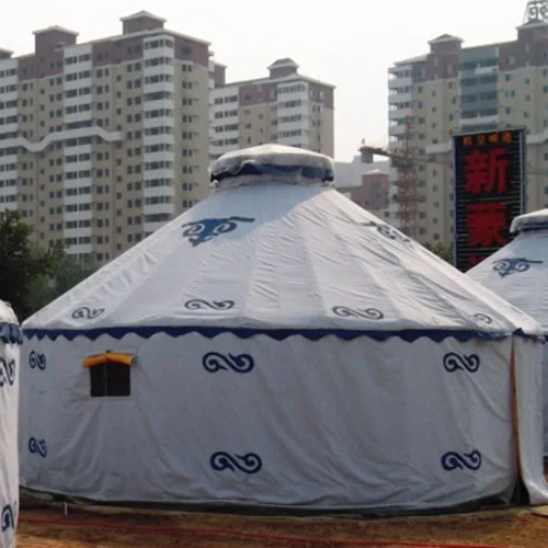 Outdoor Canvas Waterproof Steel Frame Tent Mongolian Ger Yurt - Buy ...