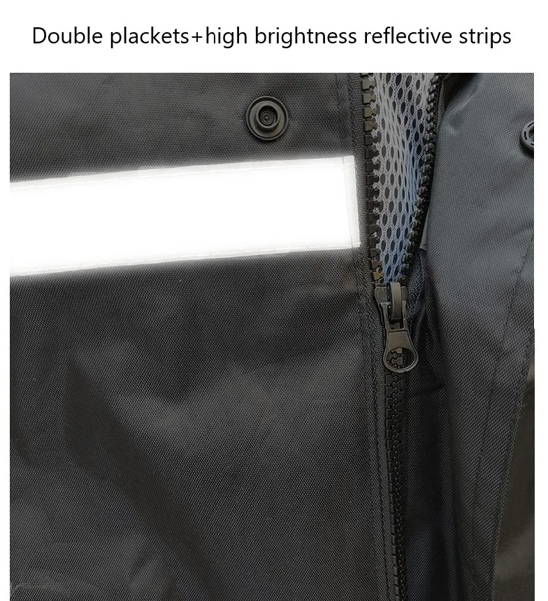 Custom Hooded Safety Long Rain Poncho Jacket Classic Raincoat ...