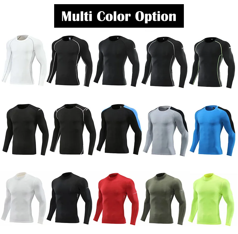 Men's Sportswear Sport Suit Quick Drying Base Layer Tshirts Mens ...