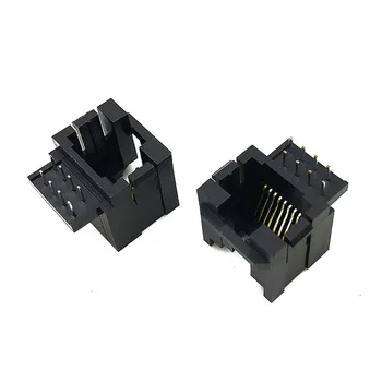 52 Bottom Entry Modular Connectors Pcb 8pin 1.27mm Pitch Through Hole ...
