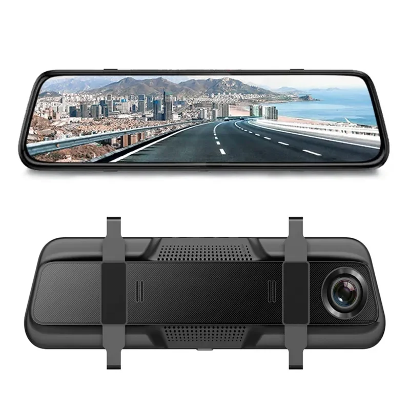 9.66 Inch Fhd 1080p Dual Lens Car Dvr Touch Screen Night Vision Live ...