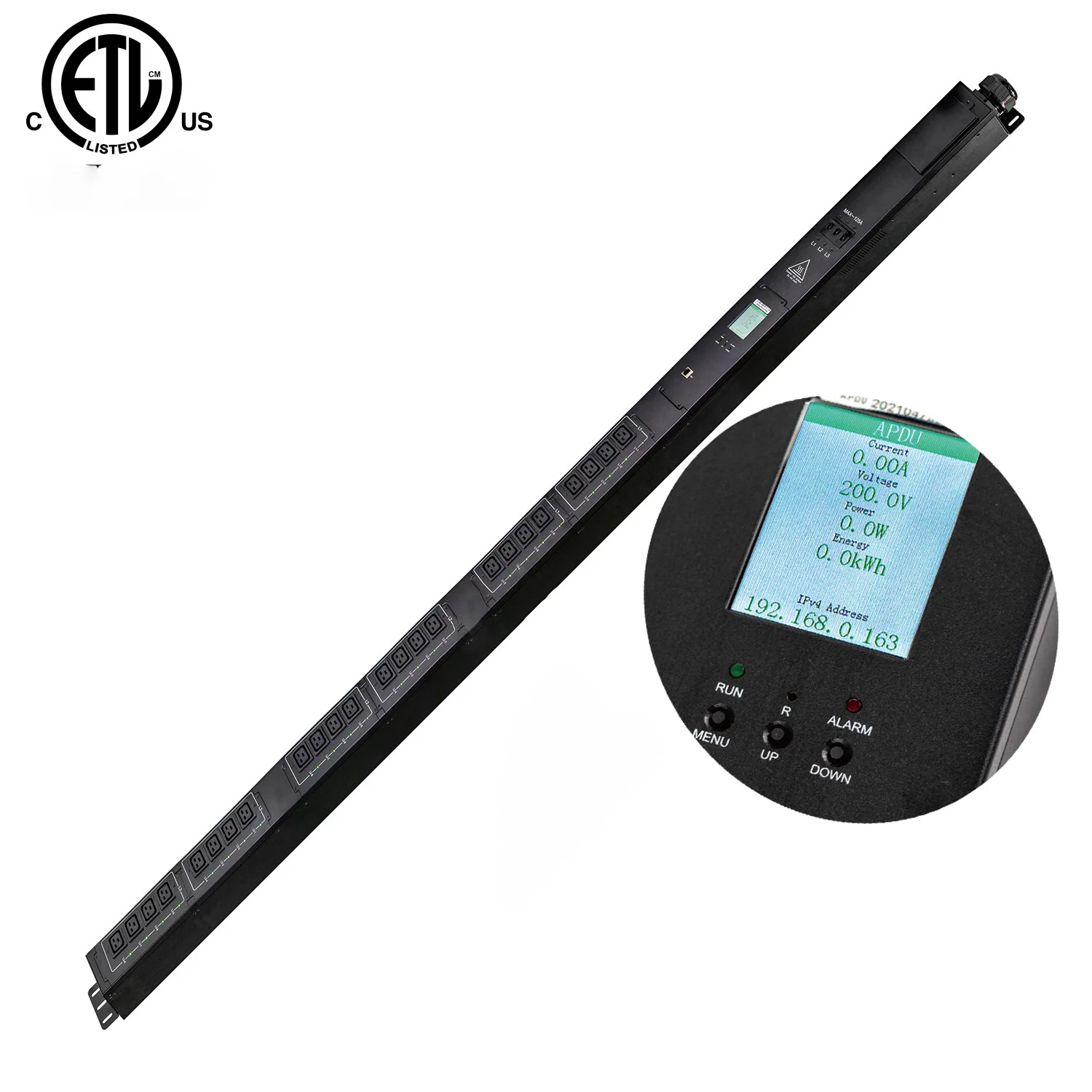 Oit Etl Orient Pdu 125a 150a 415v 3 Phase 90 Kw Smart Ip Pdu Snmp Power ...