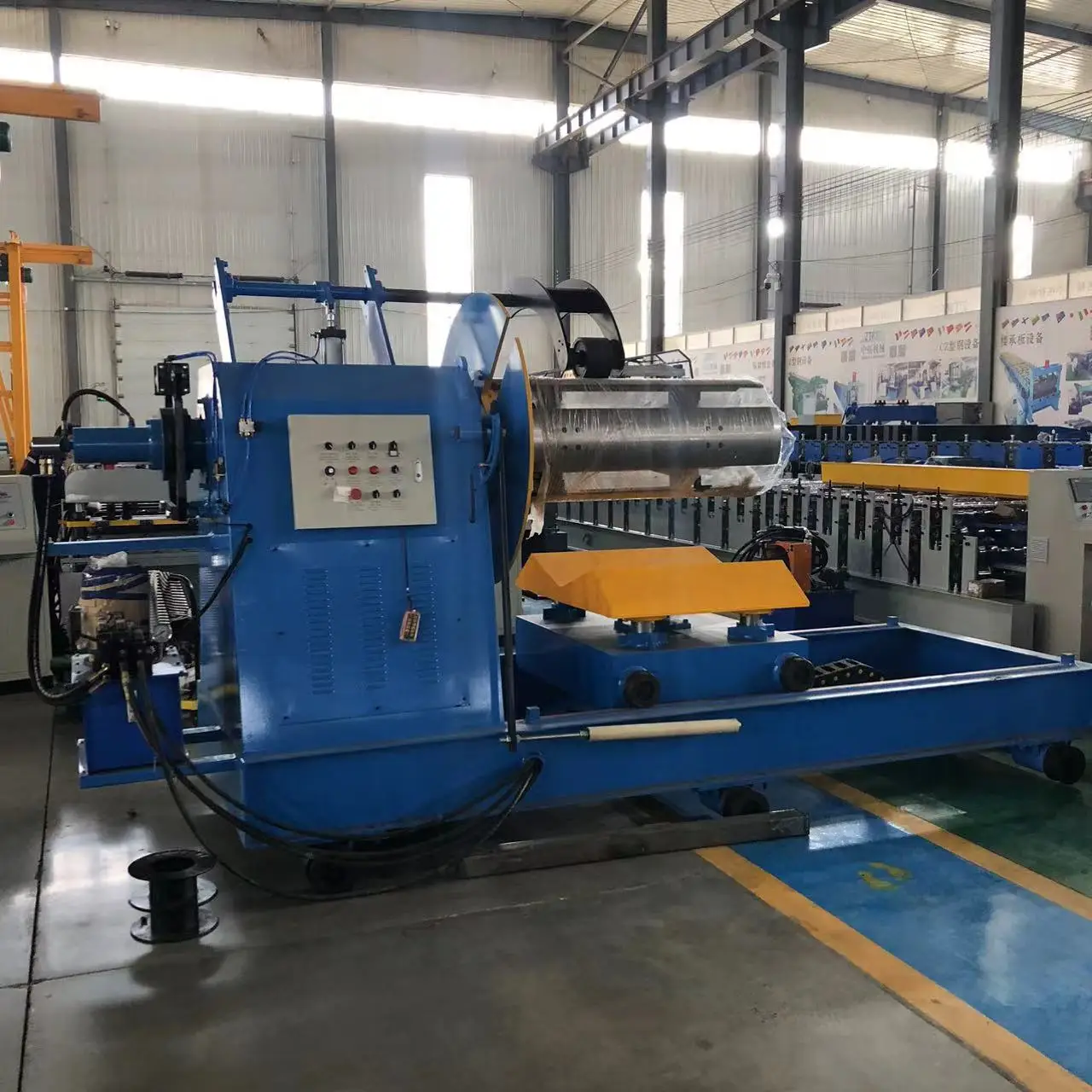 Uncoiler Hydraulic Decoiler With Loading Car 5T/8T/10T/15T/20T Open Steel Coil| Alibaba.com