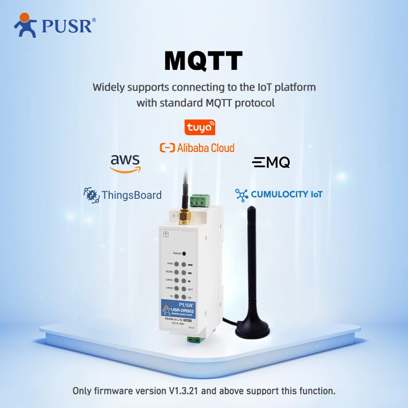 Alibaba.com: USR-DR502-E Industrial 4G LTE Cat 1 Modem with GSM SMS, MQTT/SSL Support for IoT ...