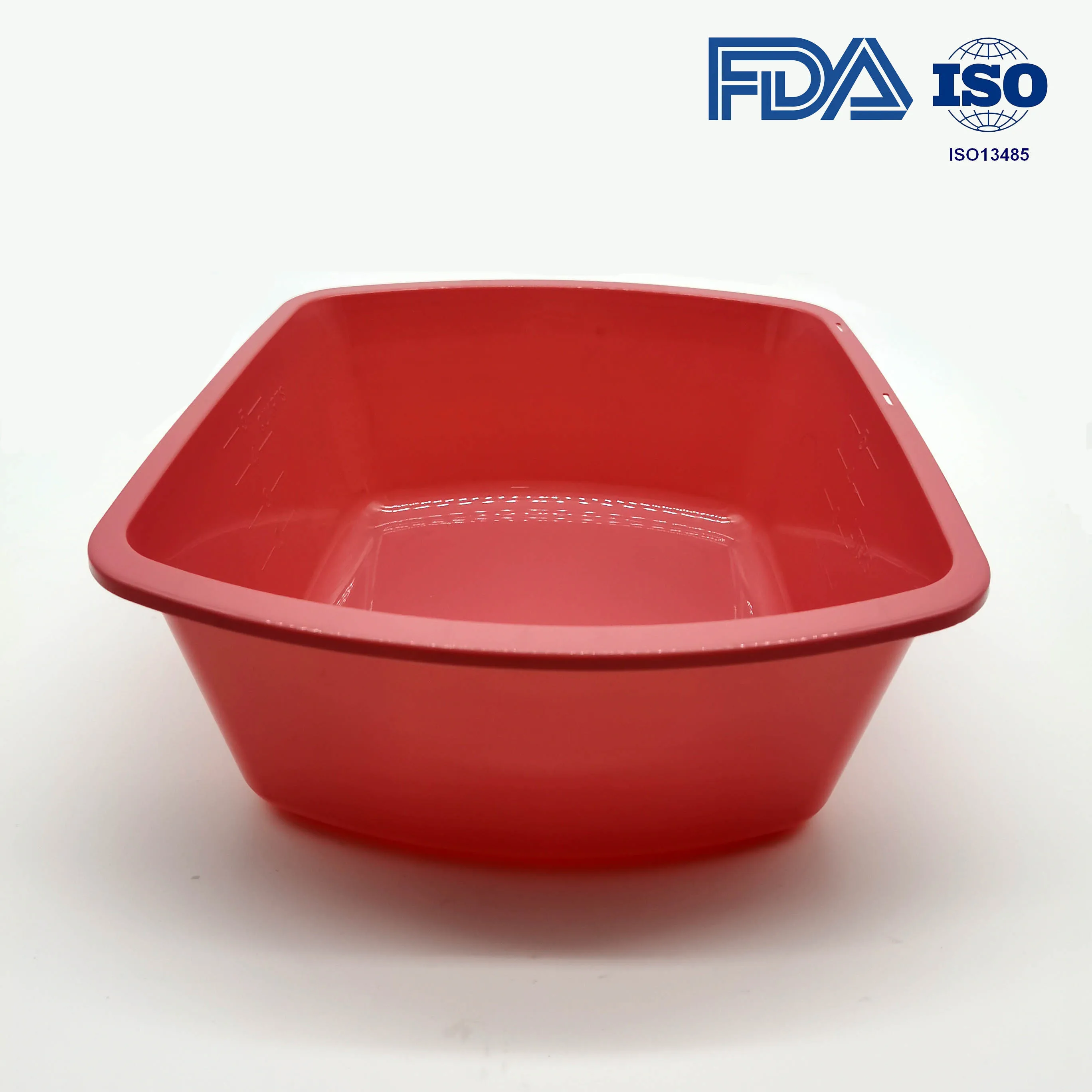 Rectangular Plastic Medical Wash Basin With Graduation 6.3qt - Buy ...