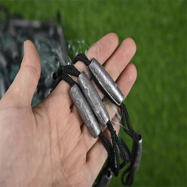 10ft Cast Net American Fishing Net Nylon Lead Sinker Drawfishing0.5mm ...