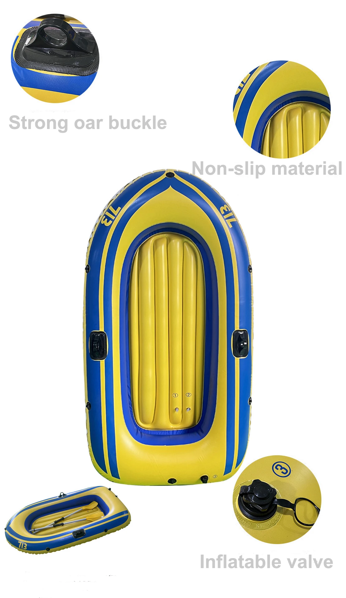 Factory Price Pvc Water Inflatable Boat Outdoor Water Equipment ...