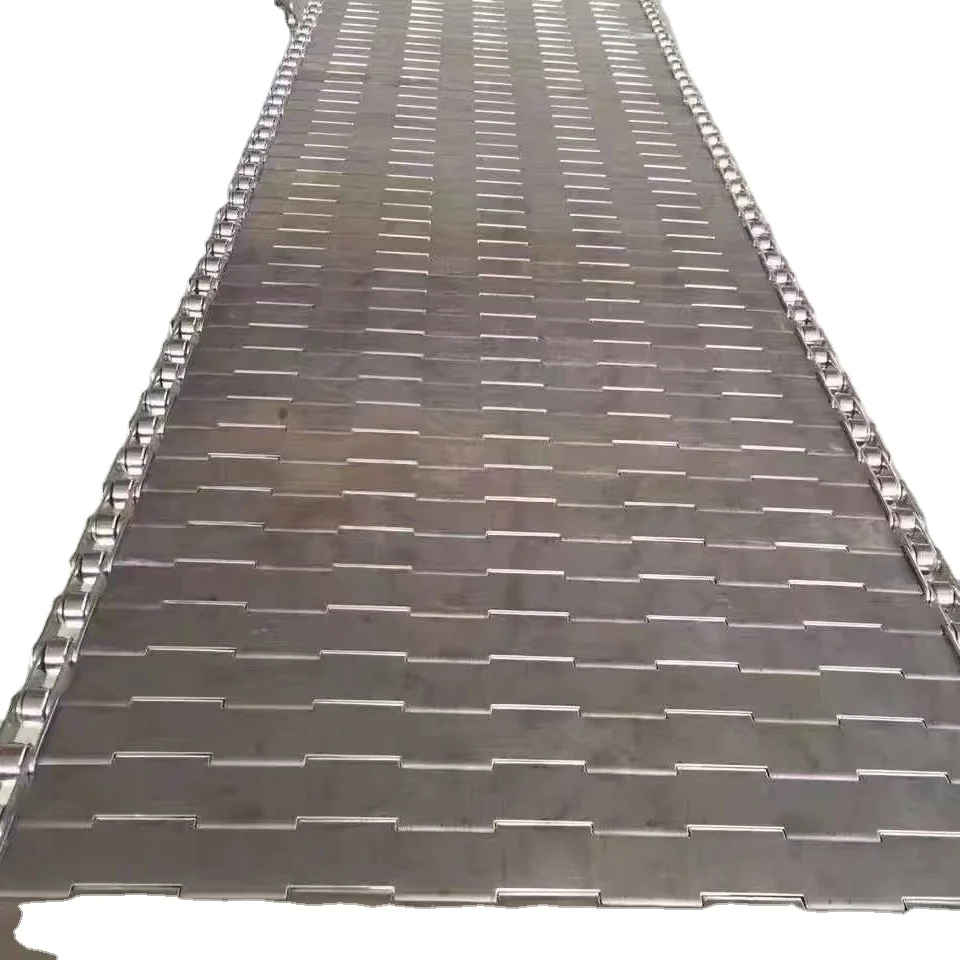 chain plate conveyor belt Slat Conveyor Tunnel Oven Plate Link Conveyor ...