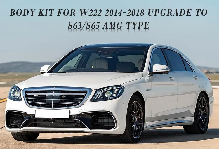 Carbest Automobile Upgrade 2018 S-class Upgrade Car Body Kit For W222 ...