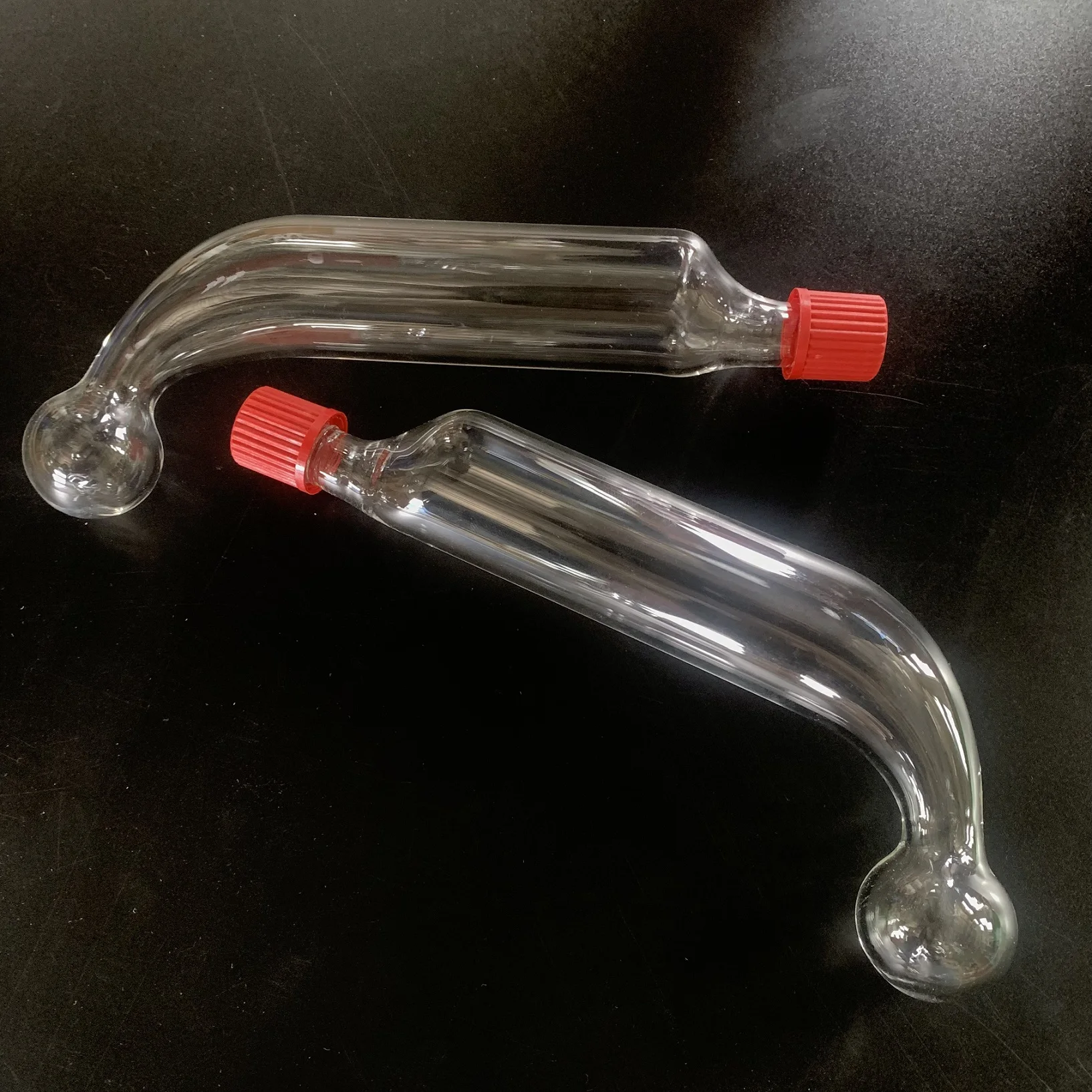 Laboratory Glass Use Customized Red Lid Screw Lid Mojonnier Fat ...