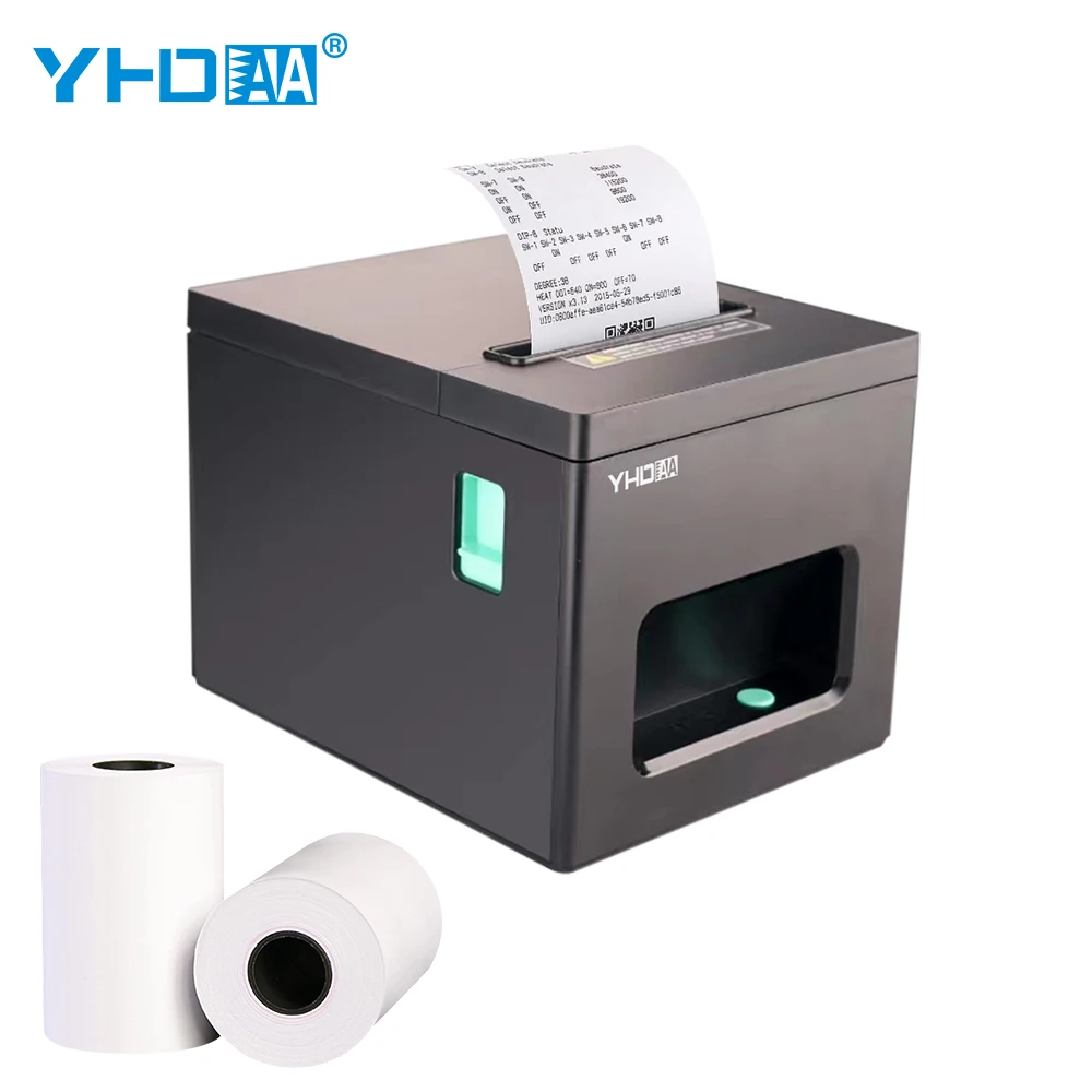 YHDAA Auto Cutter 3 Inch Billing Ticket Printer - POS Thermal Receipt ...