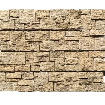 Travertine Limestone Yellow Limestone Veneer Cladding Natural ...