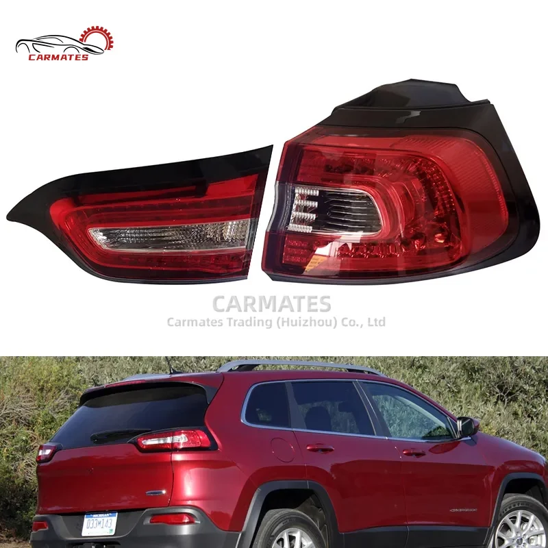 Car LED Tail Light Rear Brake Taillight Lamp Fog Lamp for Jeep Cherokee ...