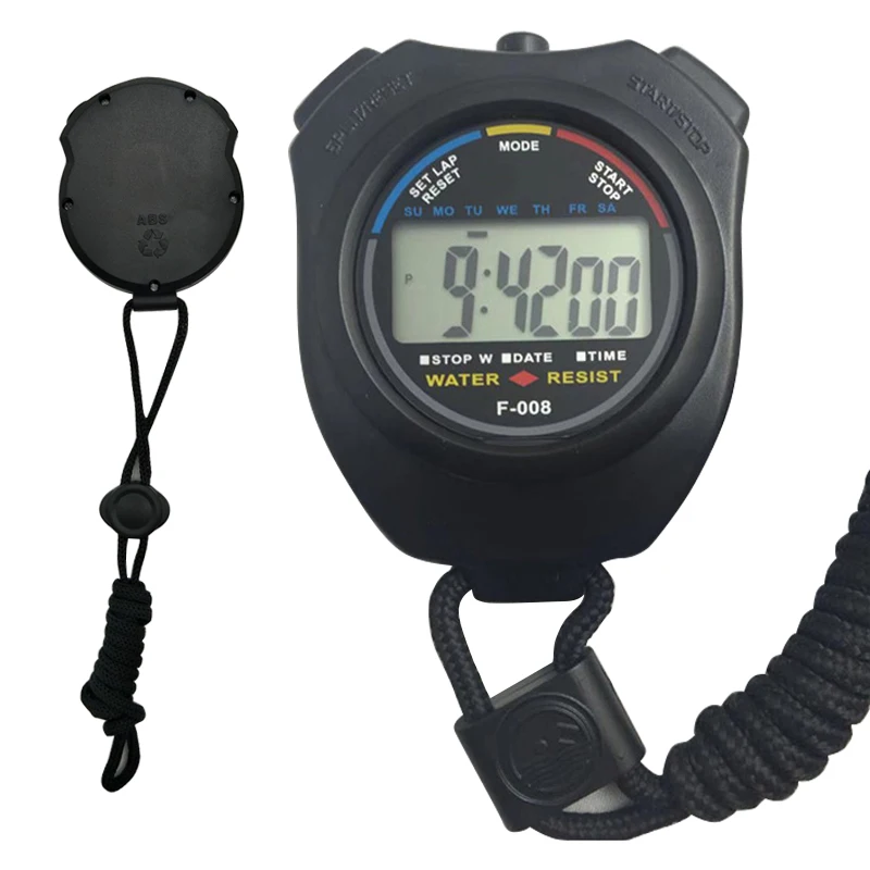 Chronograph Digital Laboratory Medical Stopwatch Handheld Sports Timer ...