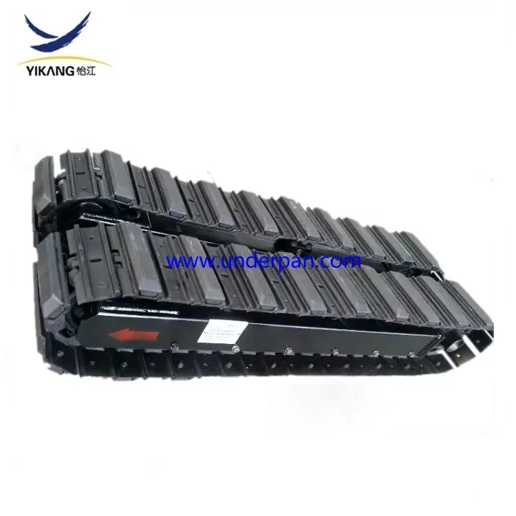 Factory Price 7 Tons Rubber Track Pads Crawler Undercarriage System For ...