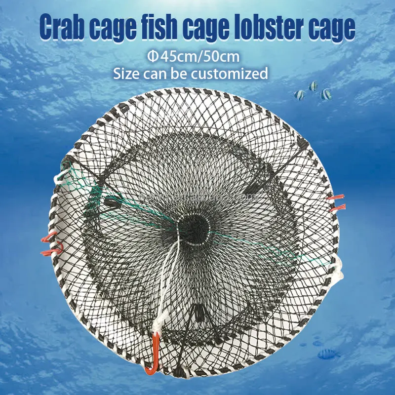 Spring Loaded Aquaculture Trap - Durable Fishing Nets