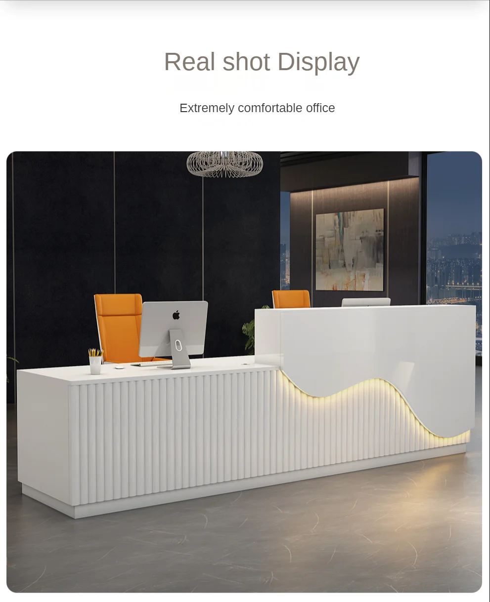 QTZ30 Modern Front Office Reception Desks Fashion Design Hotel Beauty ...