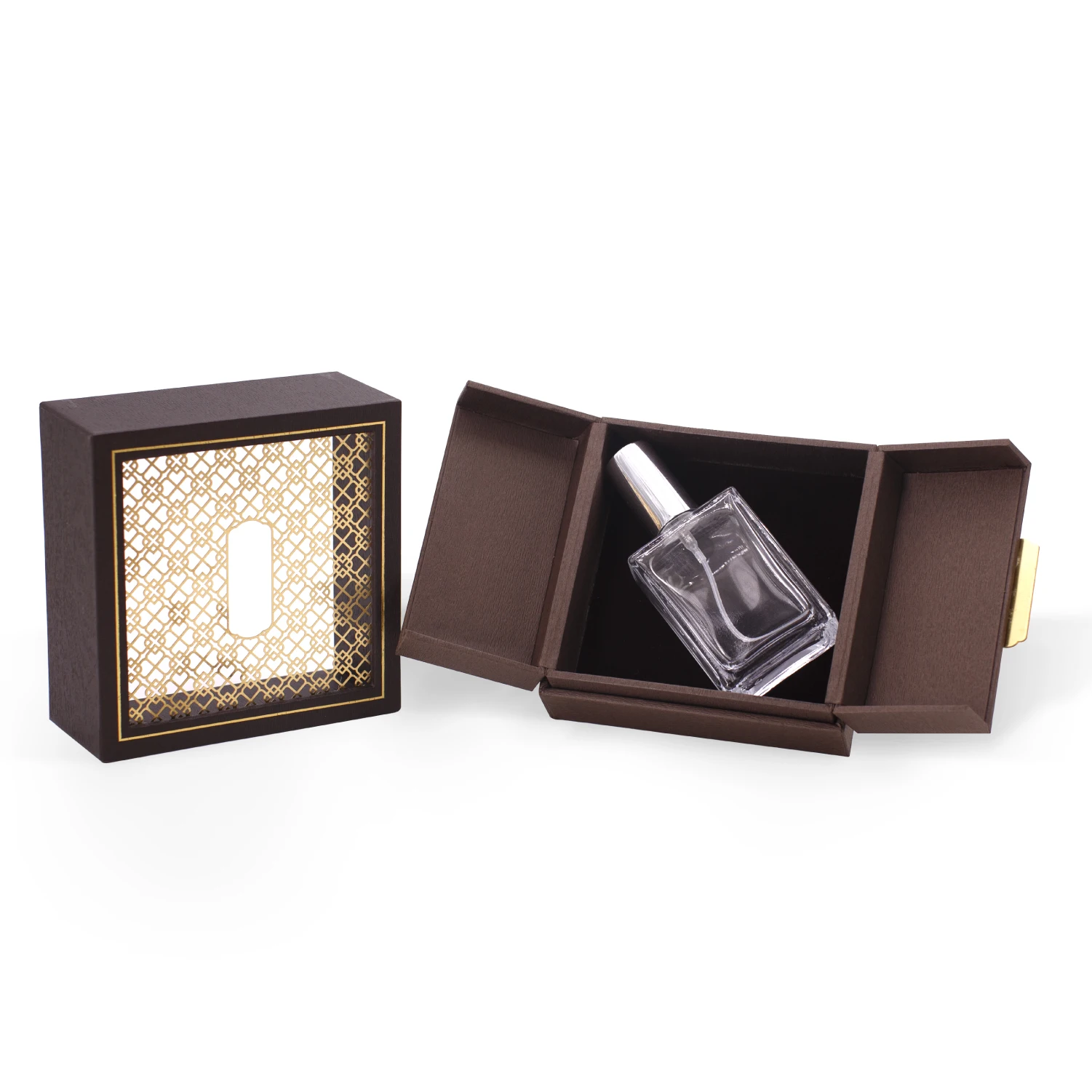 Unique Recyclable Custom Elegant Oud Attar Makeup Essential Oil Rigid ...