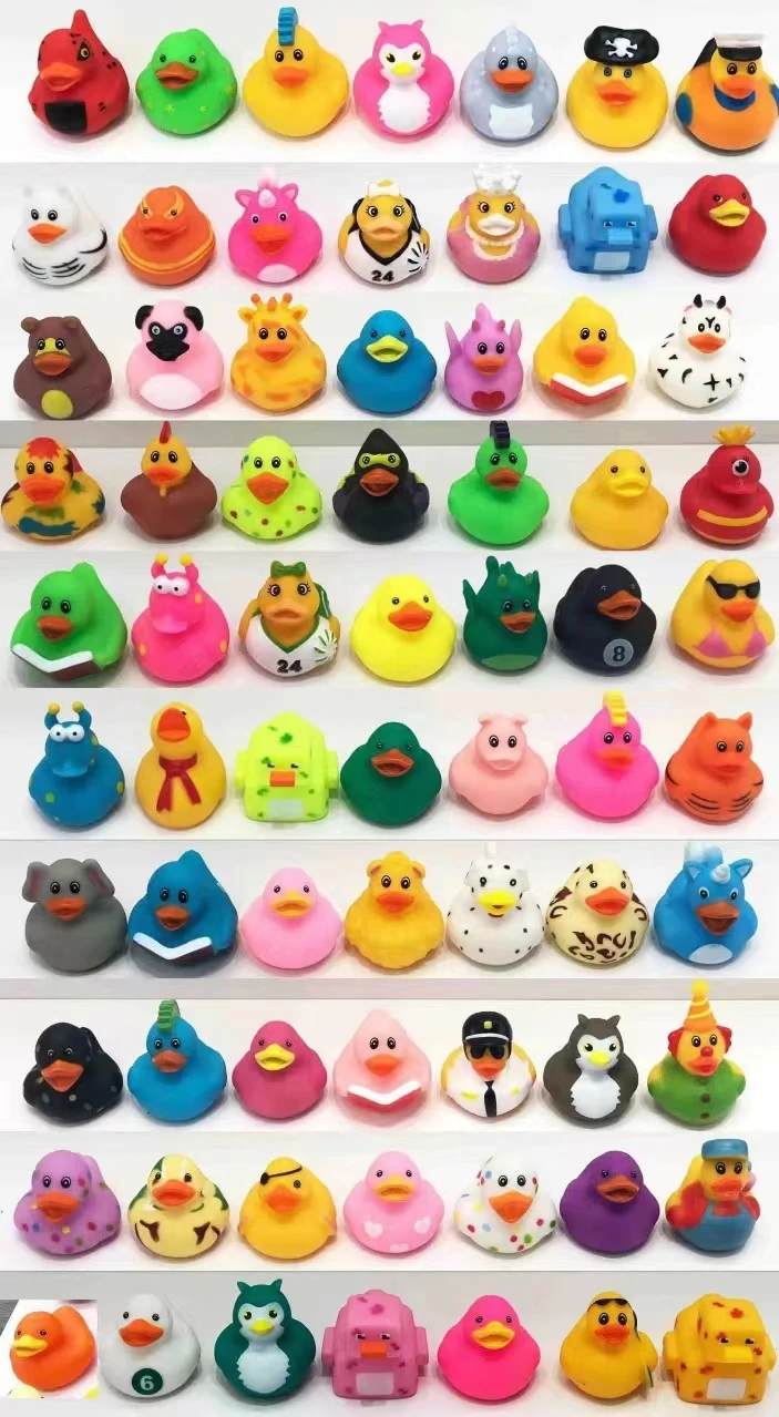Custom Logo 2 Inch Rubber Duck Toys - Personalized Rubber Ducks, OEM