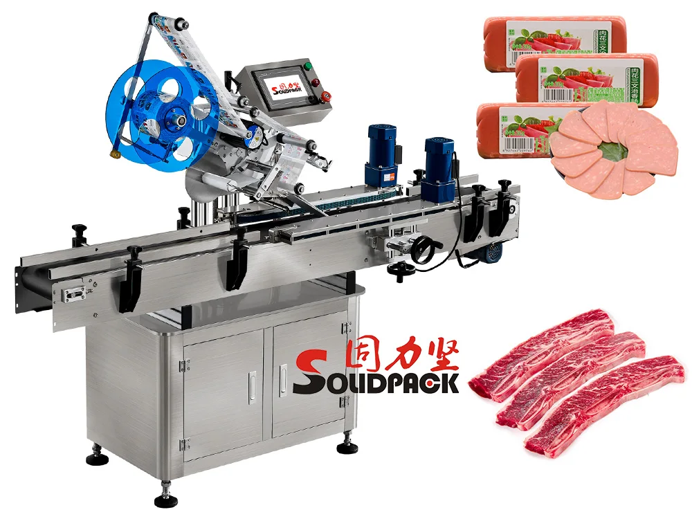 Solidpack Full Automatic Label Sticker Dispenser Bottle Round Capping ...